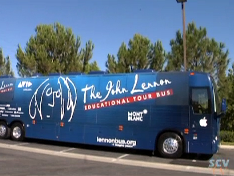 SCVTV.com | 10/1/2012 Around Town: John Lennon Educational Tour Bus ...